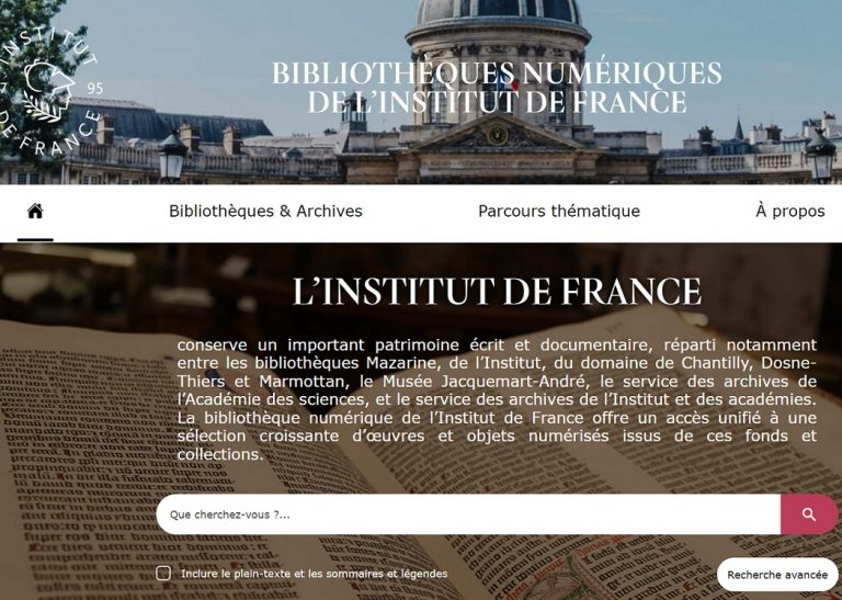 Dosdoce.com Institut de France bilio - Dosdoce.com